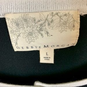 Debbie Morgan | Sweaters | Debbie Morgan Black And White Stripe ...